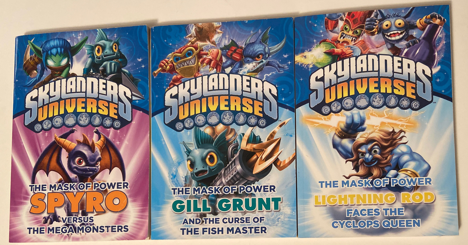 Skylanders Universe: The Mask of Power, Books #1-3 Soft Cover Books | eBay