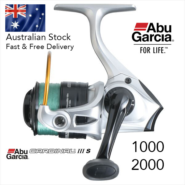 Spinning Reel - Abu Garcia Cardinal III (3S) + 5 x pre rigged soft ...
