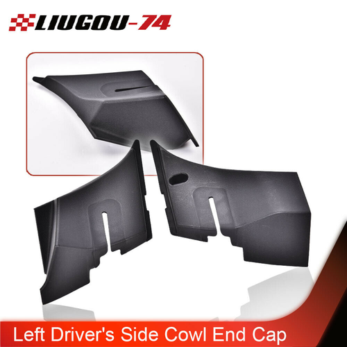 Fit For 2007-2013 Silverado 1500 2500 3500 Cowl Panel End Cap Cover ...