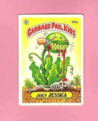 GARBAGE PAIL KIDS MILES JUICY JESSICA STICKER CARD | eBay