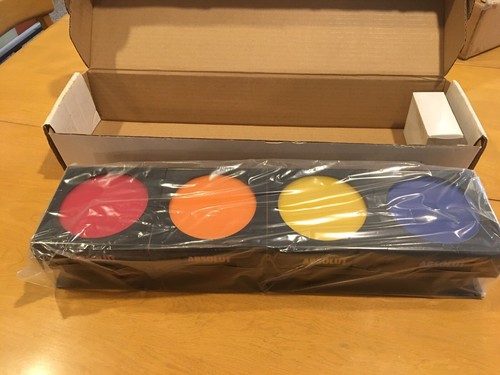 Absolut Vodka Lighted Bottle Glorifier Bar Pedestals Set Of 4 NEW IN ...