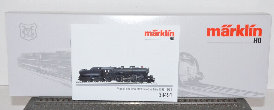 Marklin 39491 DSB Danish Railways Class E Steam loco mFx Digital Sound ...
