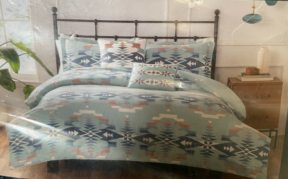 NEW Pendleton 5-PC Comforter Set 1 Comforter 2 Pillow Shams 2 ...
