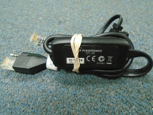 Plantronics APC-40 Savi Ehs Cisco 38350-01 Electronic Hookswitch Adapt ...
