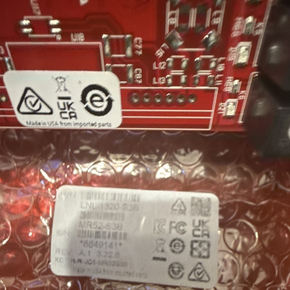 Lenel MR52-S3B LNL1320-S3B Industrial Alarm Control Panel Board | eBay