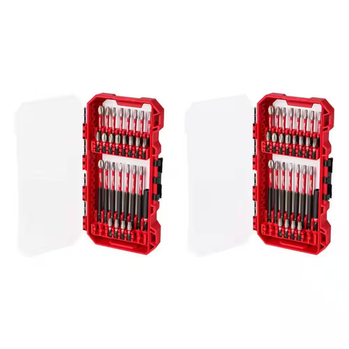 Milwaukee 56-Piece SHOCKWAVE Impact Bit Set w/ WEAR GUARD TIP, Custom ...