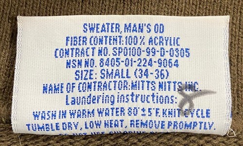 EUC DSCP Garrison Collection Long Sleeve Sweater Size S (34-36) Brown ...