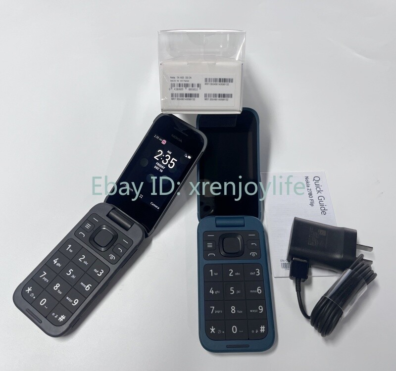 Unlocked Nokia 2780 Flip 4G WIFI 512MB RAM Big Keyboad 2.7" New seal ...