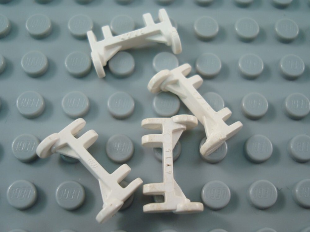 LEGO Lot of 4 White Minifig Hospital Stretcher Wheels | eBay