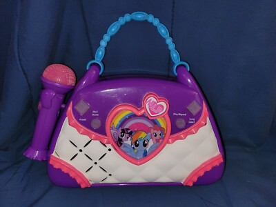 My Little Pony MP3 Sing Along Boombox with Microphone - Tested | eBay