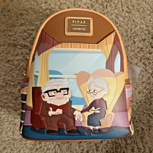 Loungefly Pixar Up Carl & Ellie Mini Backpack! NEW WITH TAGS Exclusive ...