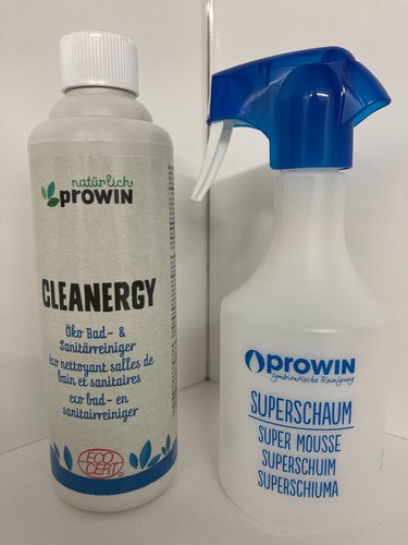 proWIN CLEANERGY 500 ml + Superschaumflasche NEU Öko Bad ...