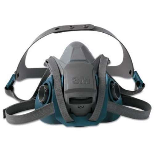 3M Rugged Comfort Quic-Latch Half-Facepiece Respirators, Large, EA (142 ...