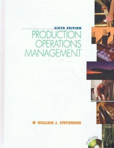 ProductionOperations Management - Hardcover By Stevenson, William J ...