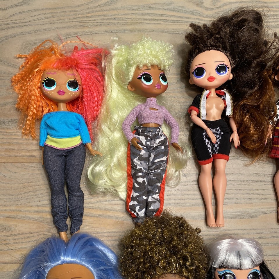 Large Lot of LOL Surprise Dolls - 7 9” OMG Dolls + 17 Other Sis ...