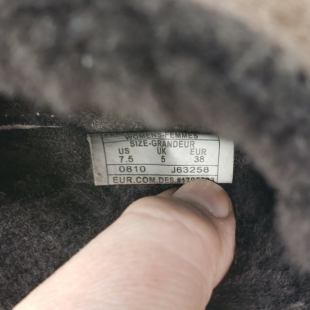 Merrell Size 8 Primo Chill Chocolate Suede Slides Clogs Sherpa Women's ...