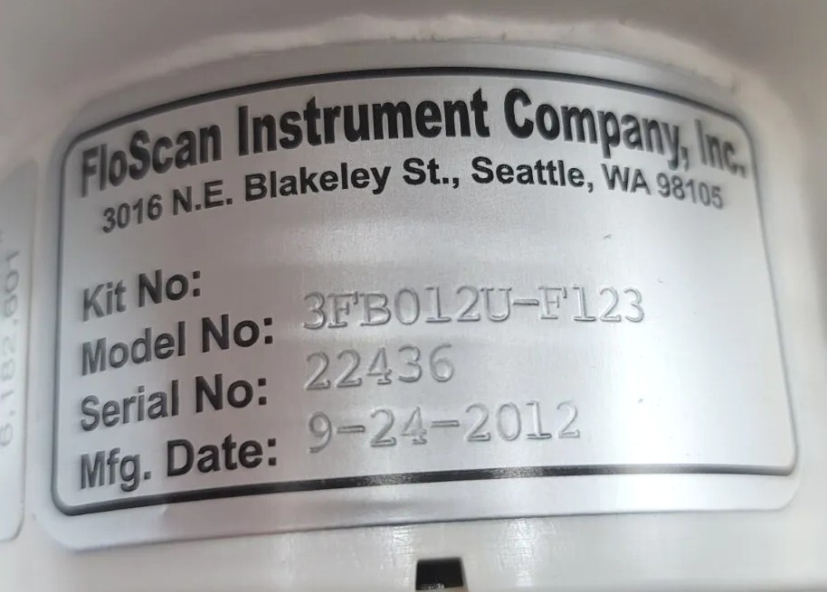 FloScan Fuel Flow Monitoring Computers FUEL0054 3FB012U2 Twinscan 2-201 Sensors | eBay