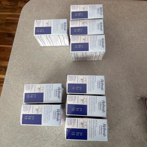 Refresh Celluvisc Lubricant Eye Gel Expired X 9 Boxes | eBay