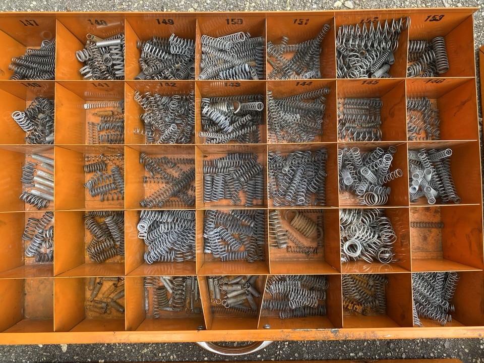 Vintage SELECT-A-SPRING-JERSEY CITY , 4 Drawer Metal Cabinet,Springs ...