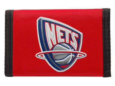 New Jersey Nets Throwback Officially Licensed NBA Nylon Tri-fold Wallet ...