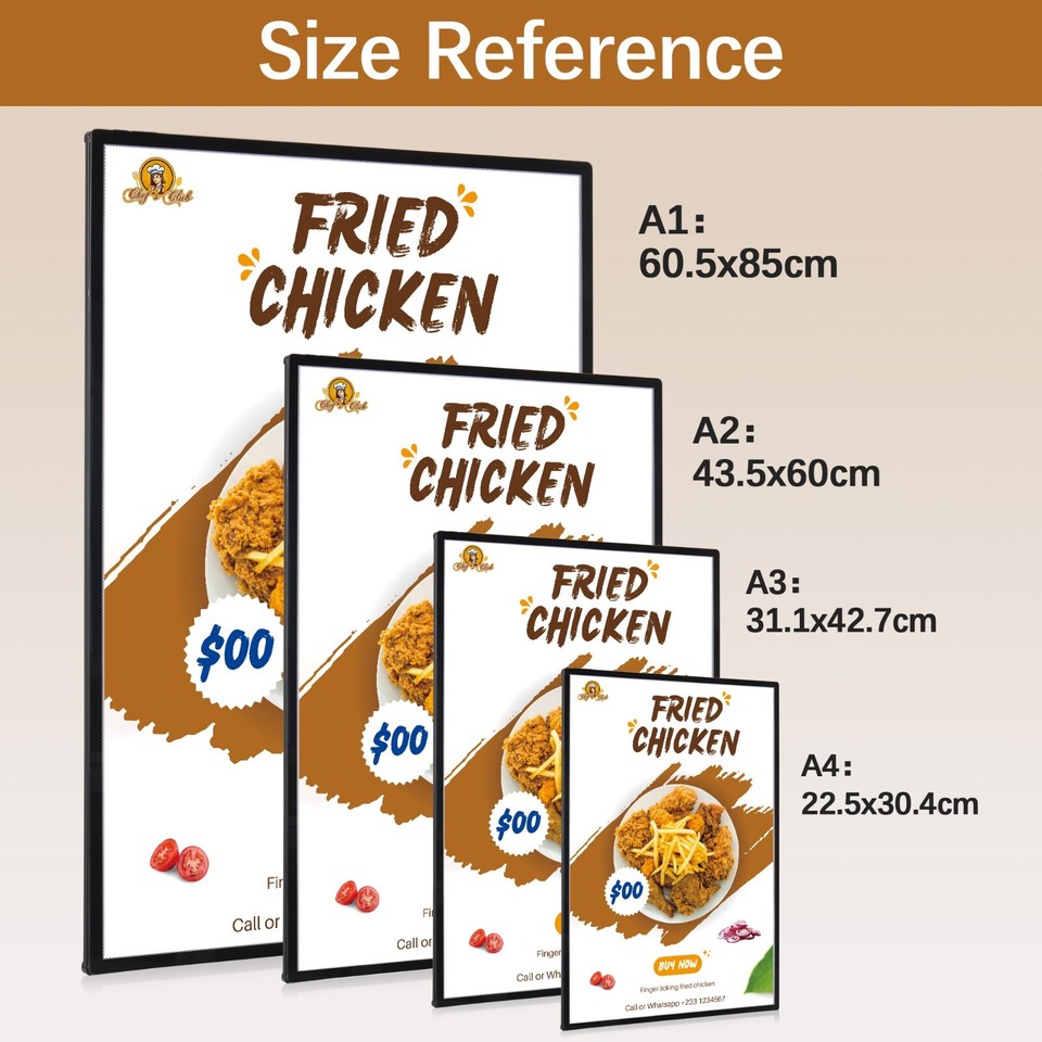 Advertising Light Box😀 Ultra-Thin A4 Light Box,Custom Led Light Box ...