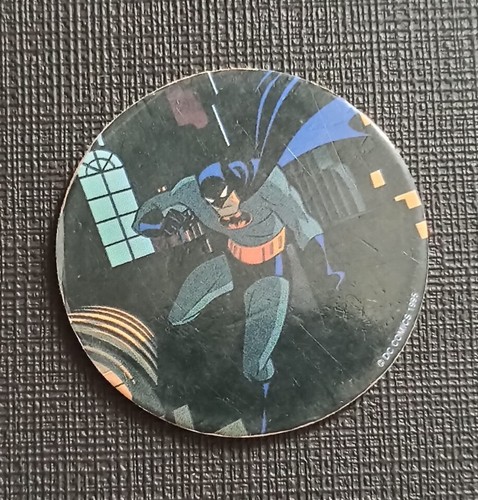 Pog BATMAN 35 DC COMICS 1995 Pogs Kini Kinis Slammers Caps Tazos Retro ...