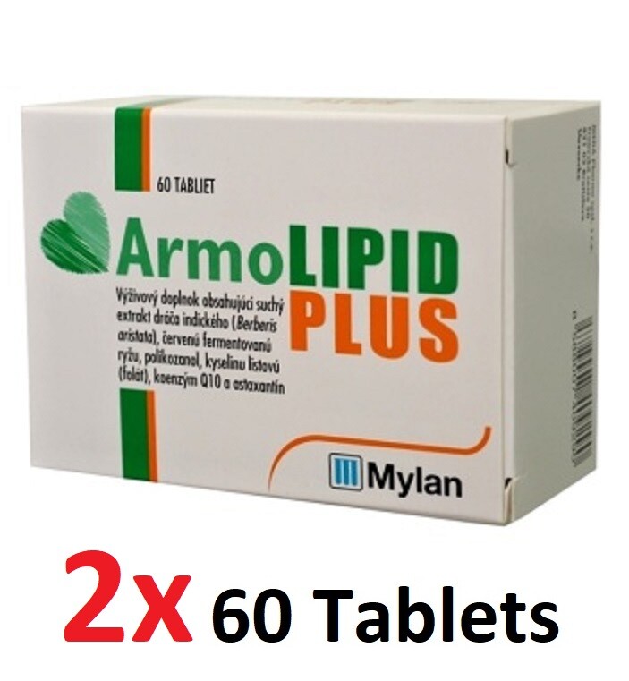 ARMOLIPID Plus Control Cholesterol 60 Tablets Original Pack Blood Free ...
