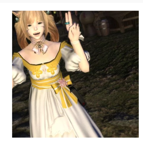Final Fantasy XIV FF14 Spring Dress Miqo'te Cosplay Costume Outfit 3 ...