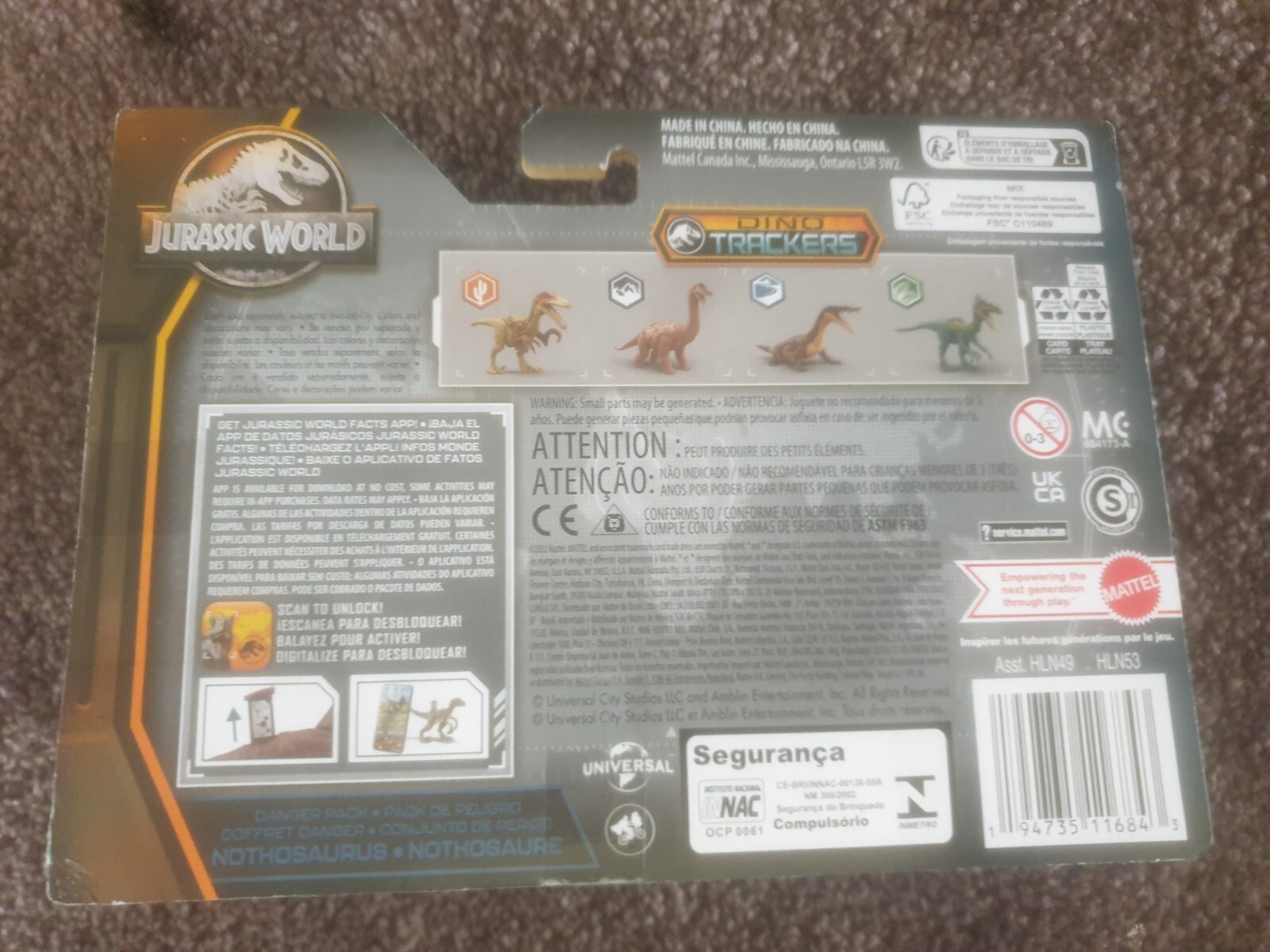 Jurassic World Dino Trackers - Danger Pack Austroraptor *NEW* | eBay ...