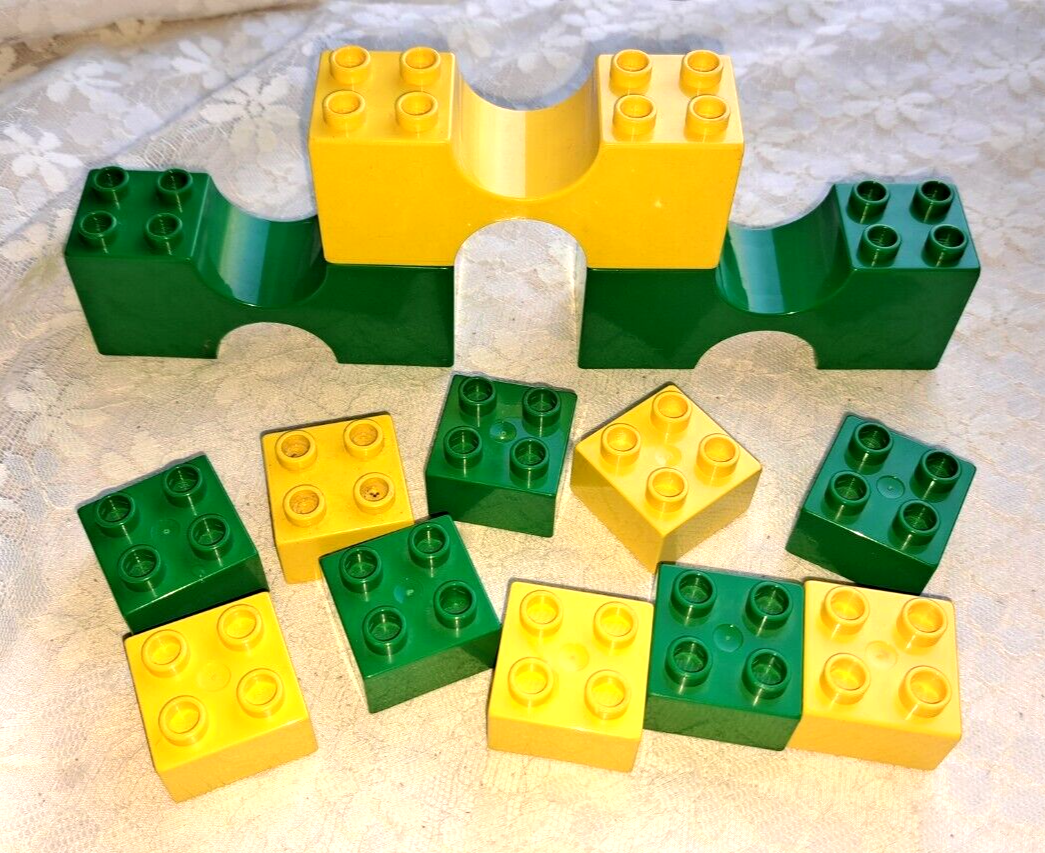 LEGO DUPLO: Bricks and half bricks and arches (517) for sale online | eBay