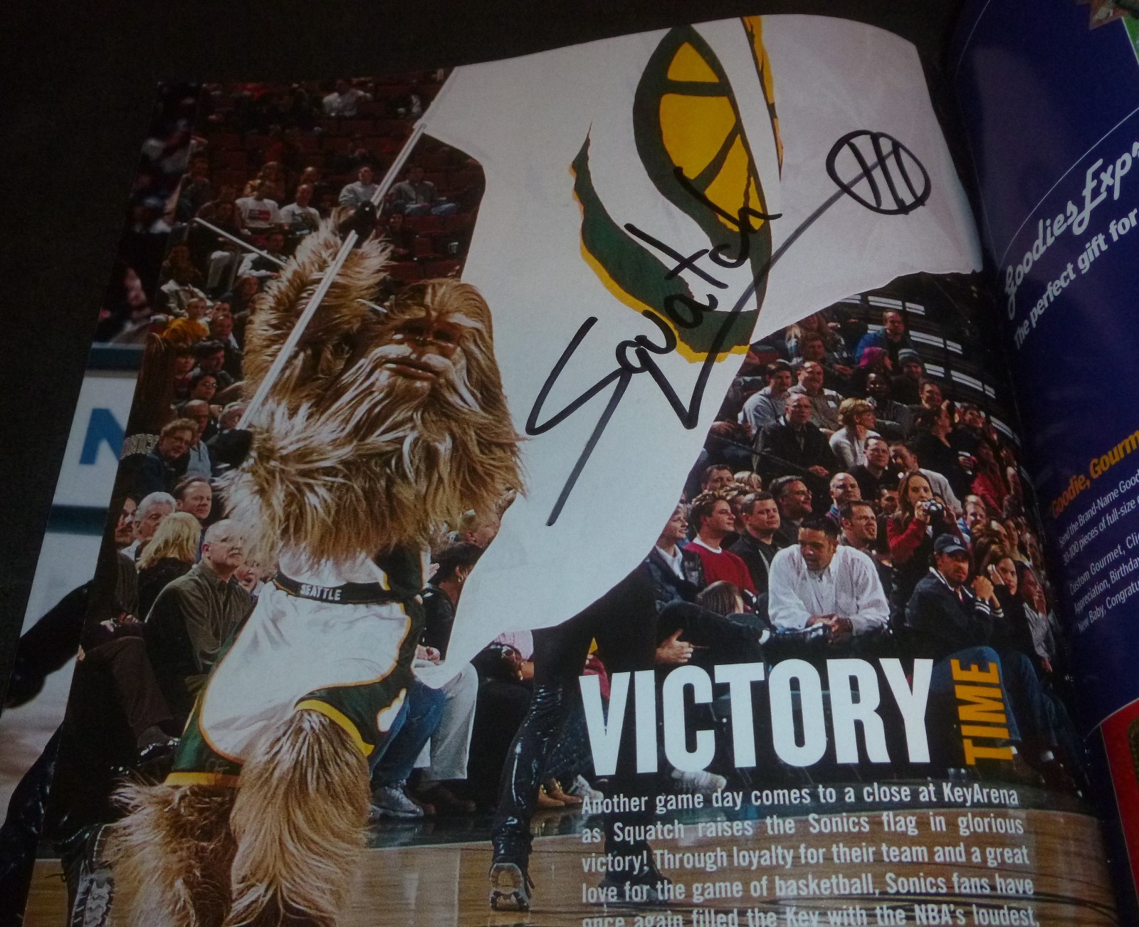 SEATTLE SONICS 2002-03 TEAM SIGNED YEARBOOK 33 AUTO's GARY PAYTON ...