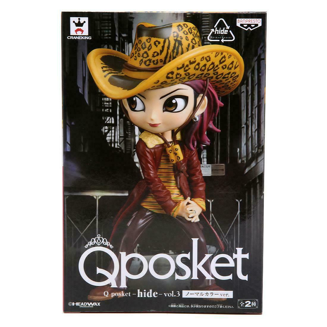 Banpresto Qposket HIDE vol.3 Normal color Figure X JAPAN q posket 2019 ...