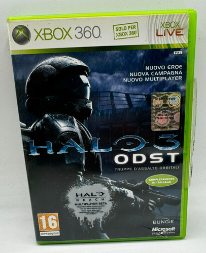 HALO 3 ODST XBOX 360 Microsoft PAL ITA Game Used Italian Complete | eBay