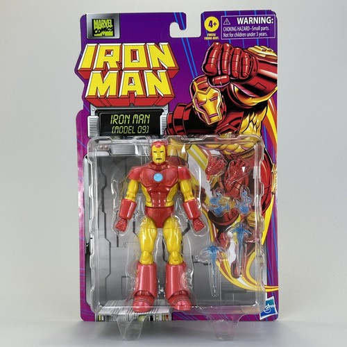 Marvel Legends Retro Card Iron Man Model 09 6" Action Figure w ...