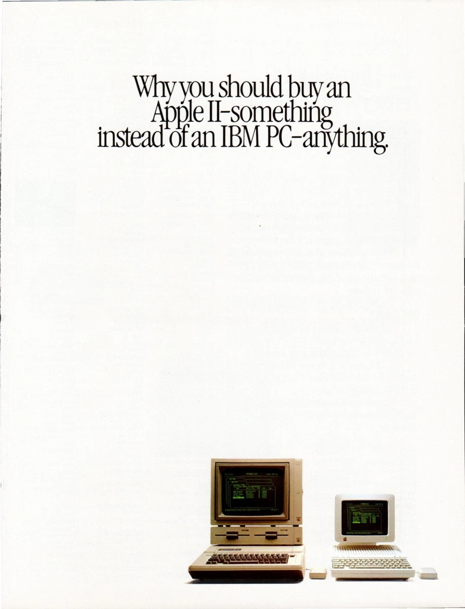 Mac Vs Pc Print Ad