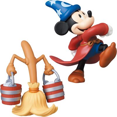 UDF Ultradi Tail Figure No.690 Disney Series 10 Mickey Mouse & Broom ...