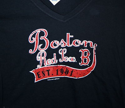 Retro Look Boston Red Sox Est. 1901 T-shirt Baseball Team MLB New LG ...
