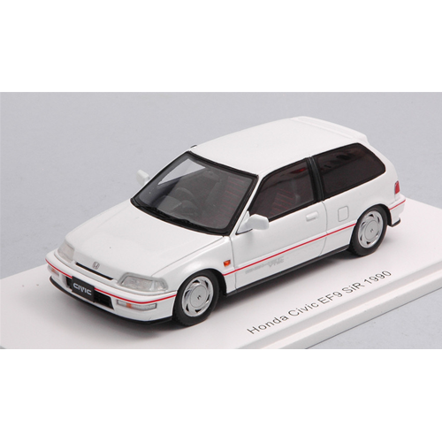 HONDA CIVIC EF9 SiR 1990 WHITE 1:43 Spark Model Auto Stradali Die Cast ...