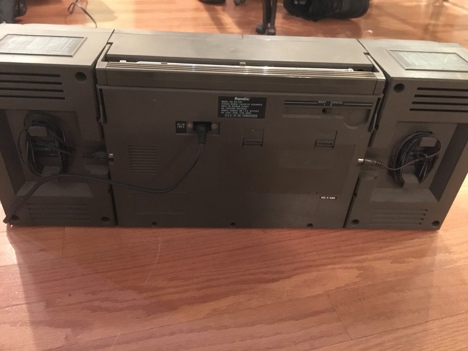 Randix HG-40P Boombox Record Player Radio Old Extremely Rare Antique | eBay