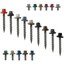 METAL ROOFING SCREWS: 1-1/2" (250) Bulk Colored Metal Roofing Screw ...