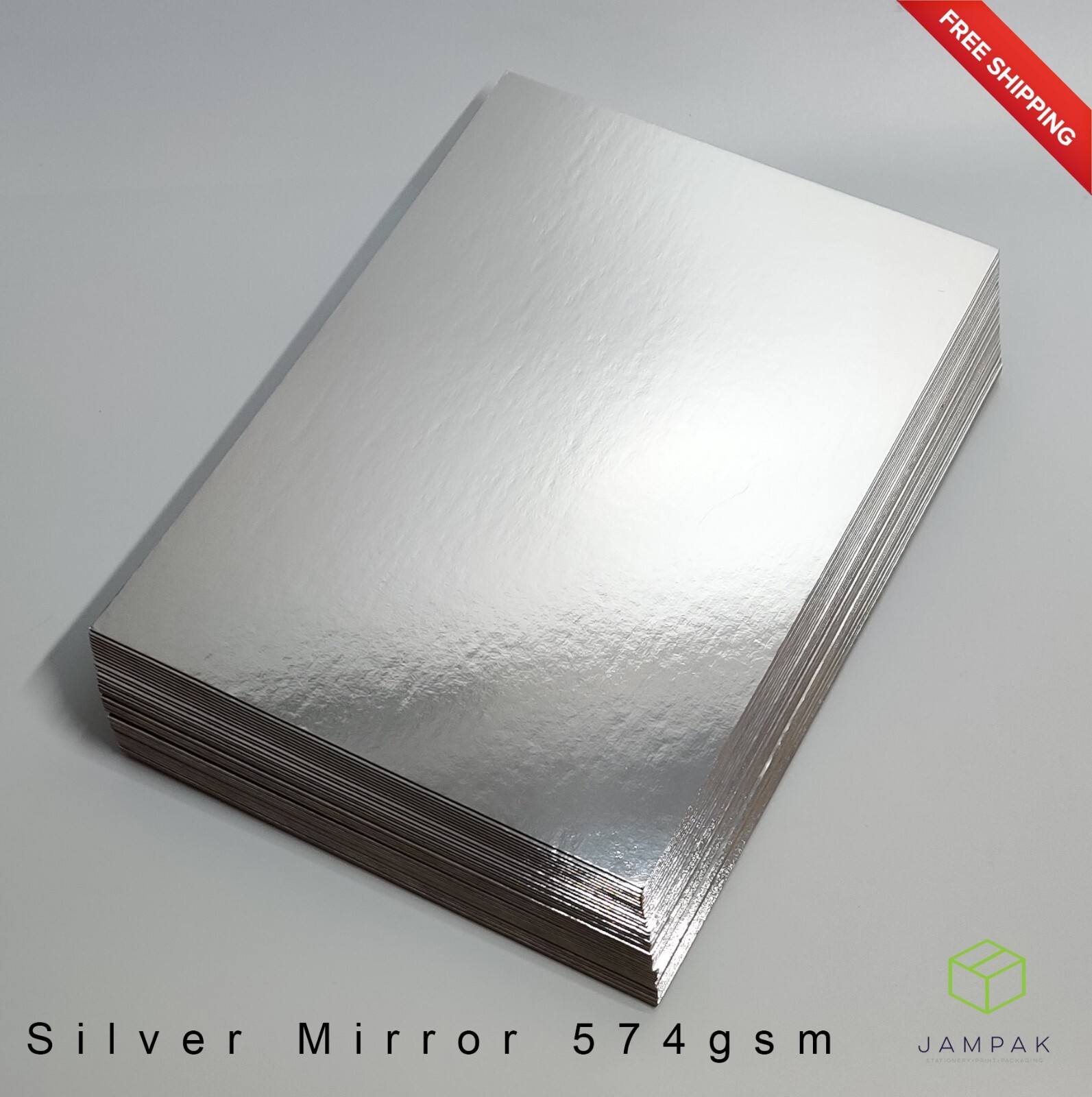 Ultimate Silver Mirror Paper and Card 80/120/160/250/280/574gsm A4 Arts ...
