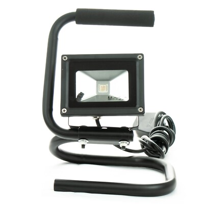 MiniSun 10W Portable Remote Control RGB Colour Changing LED FloodLight ...