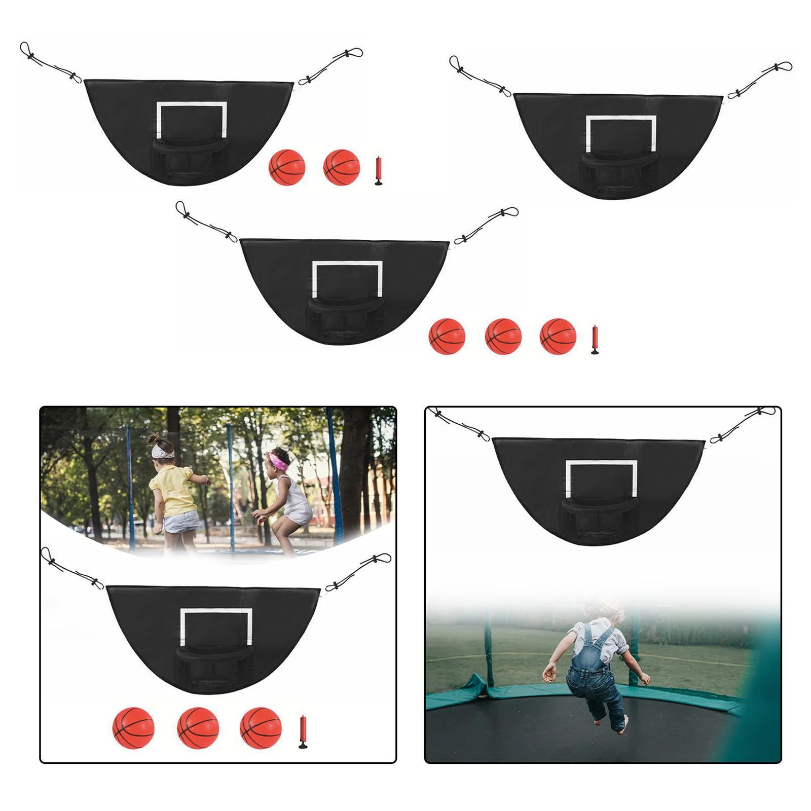 Basketball Hoop Attachment for Trampoline Toy Adjustable Connection ...