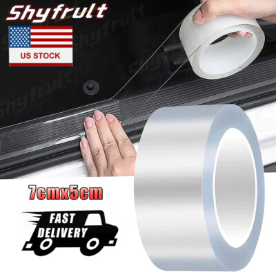 Car Accessorie Door Plate Sill Scuff Cover Anti Scratch Decal Sticker ...