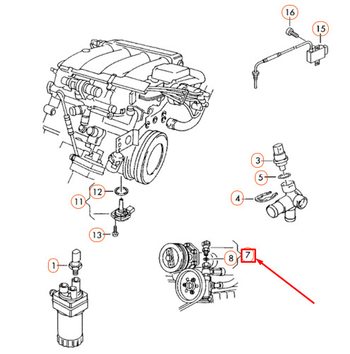 NEW AUDI TT 8N POWER STEERING OIL PRESSURE SWITCH 1J0919081 OEM | eBay