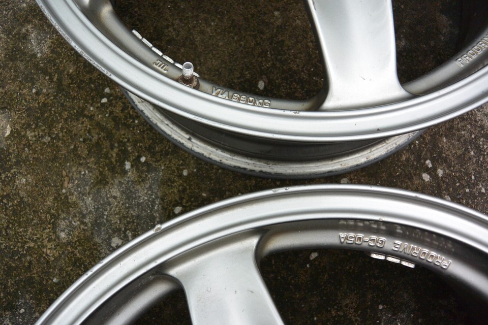 JDM 17" Prodrive GC05A wheels monoblock 5x100 sti for gda gf8 Impreza ...