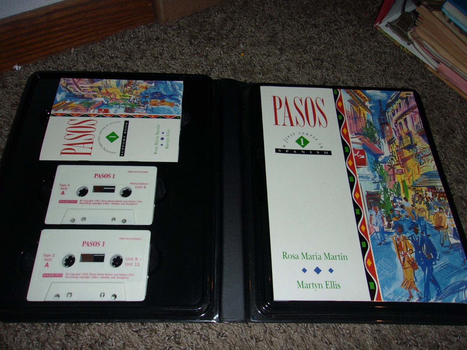 PASOS 1 A First Course in Spanish Rosa Maria Martin Book Audio Tapes ...