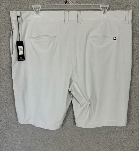 Travis Mathew Golf Shorts Mens 42 Carlsbad 9 Inch Light Grey 1MQ077 for ...