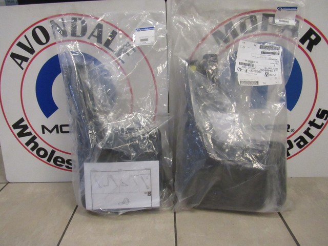 Dodge RAM Molded Splash Guards Mud Flaps 82211228 82212287ac Mopar FRT ...