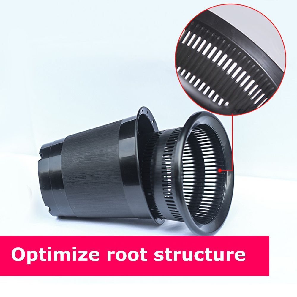 Orchid Root Control Plant Container Flower Pots Double Layer Plant Pot ...